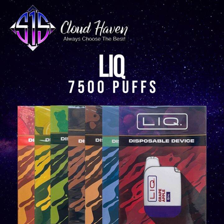 LIQ DISPOSABLE 7500 PUFFS | Lazada PH