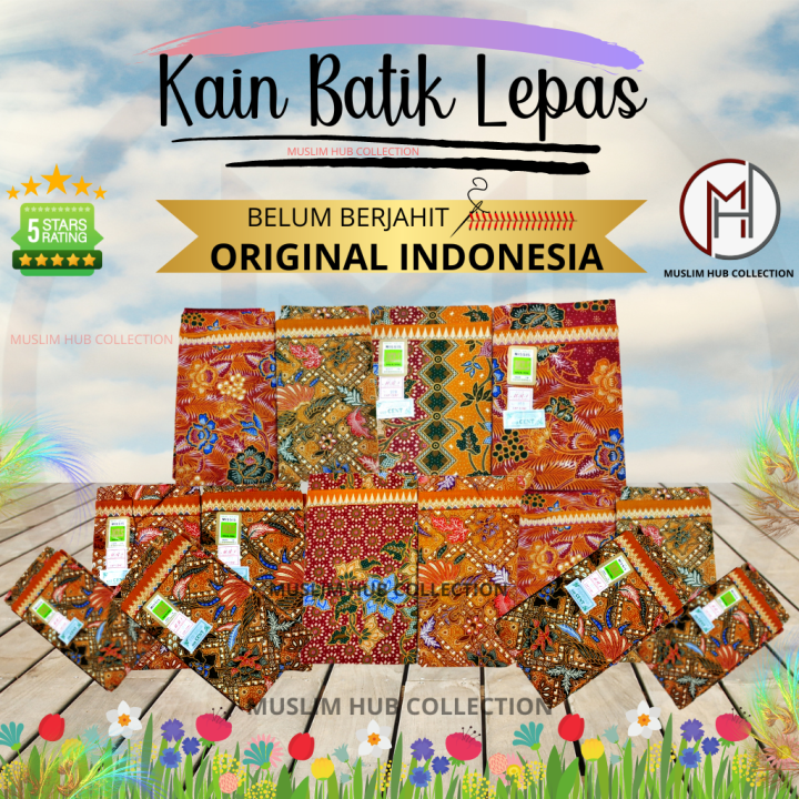 Kain Batik Lepas (Original Indonesia) | Lazada
