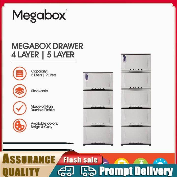 MegaBox Drawer 4 Layer 5 Layer MG-164 | Lazada PH