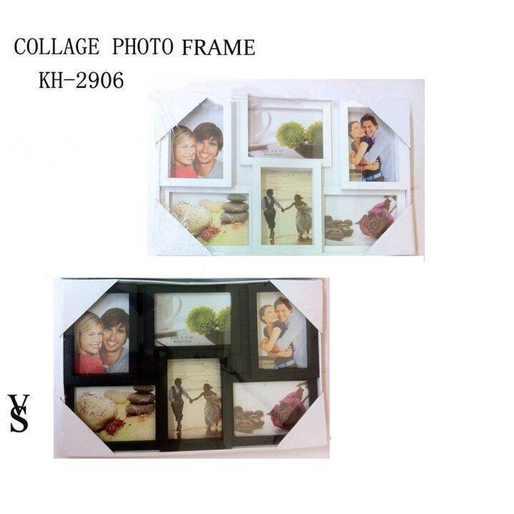 living [VS] 6 in 1 3R COLLAGE PHOTO FRAME 3R (KH-2906) | Lazada PH