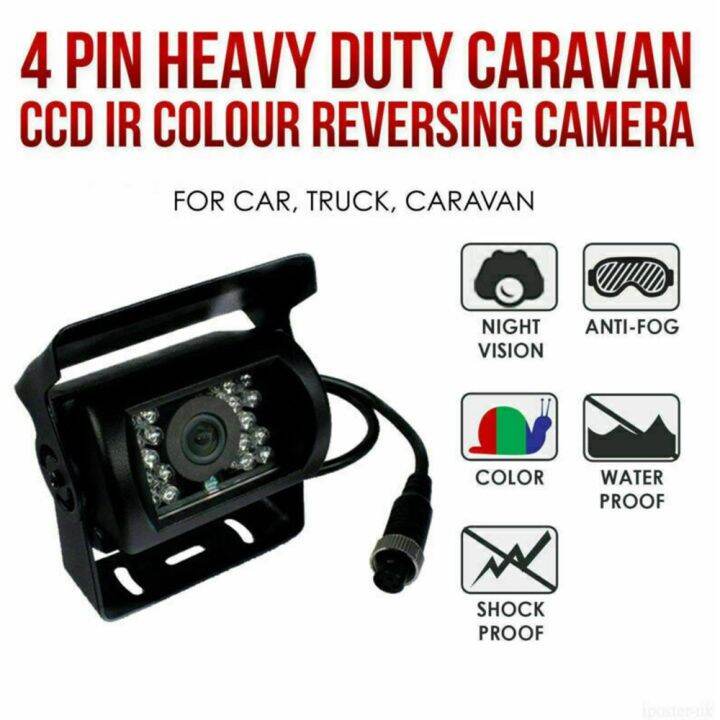 Rear 9V-36V Car View Camera 4 Pin Ahd Night Version Bus Infrared Backup ...