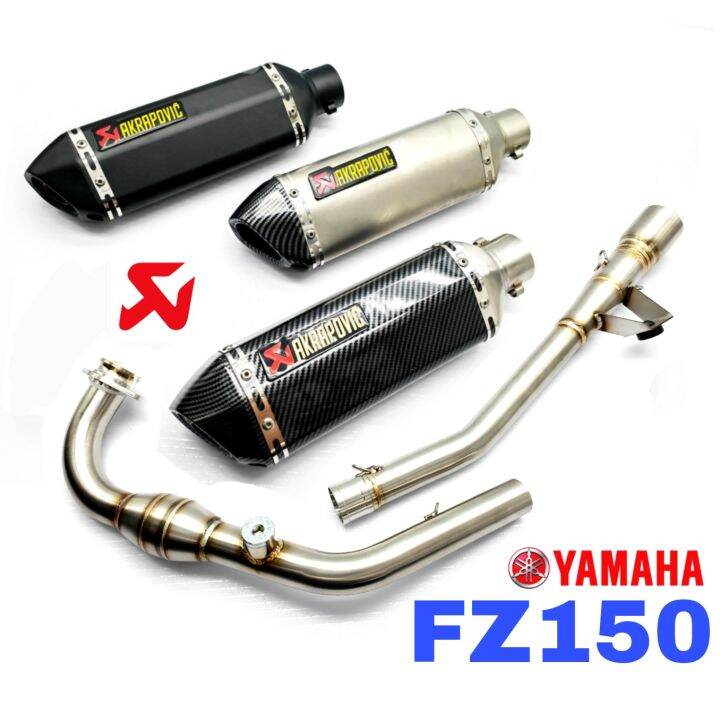 Exhaust Yamaha FZ150 Ekzos Tabung Power Boom MOTOR Muffler Akrapovic ...