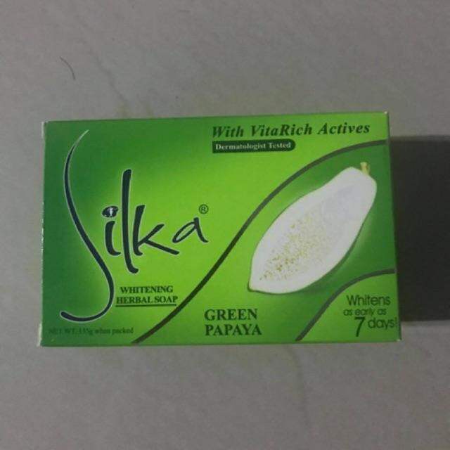Silka Green Papaya Whitening Soap 135g | Lazada PH