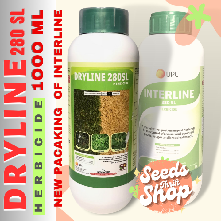 DRYLINE 280SL HERBICIDE 1000ML (NEW PACKAGING OF INTERLINE 280SL) SAME ...
