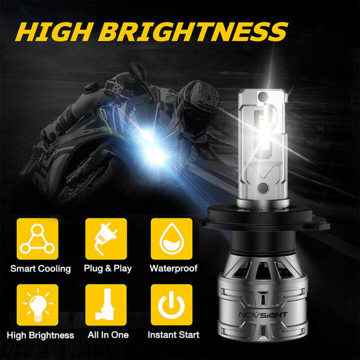Novsight N61 Motorcycle Led Headlight 60W Mini Driving Light Spot ...