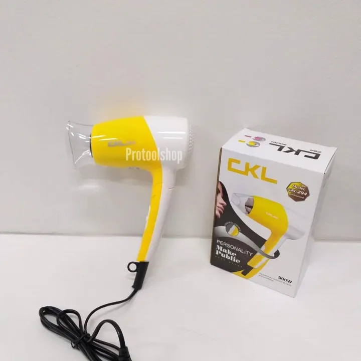 ไดร์เป่าผม แบบพกพา ไดร์ ไดร์พับได้ พับได้ กำลัง 850-1200 วัตต์ CKL-294 HAIR DRYER ช่างทำผม ...