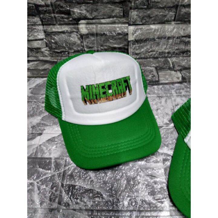 minecraft cap green super sale | Lazada PH