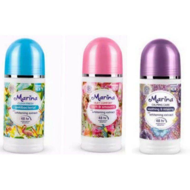 MARINA DEODORANT ROLLON 48Hr | Lazada Indonesia