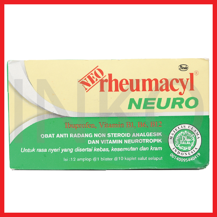 NEO RHEUMACYL NEURO ANTI RADANG IBUPROFEN VITAMIN B1 B6 B12 10KAPLET ...