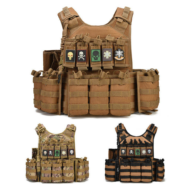 Tactical Quick Release Vest Multifunctional MOLLE Power Strip ...