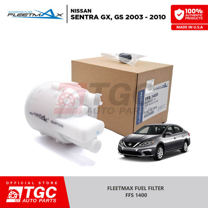 Fleetmax Fuel Filter for NISSAN SENTRA GX, GS 2003 - 2010 FFS 1400 ...