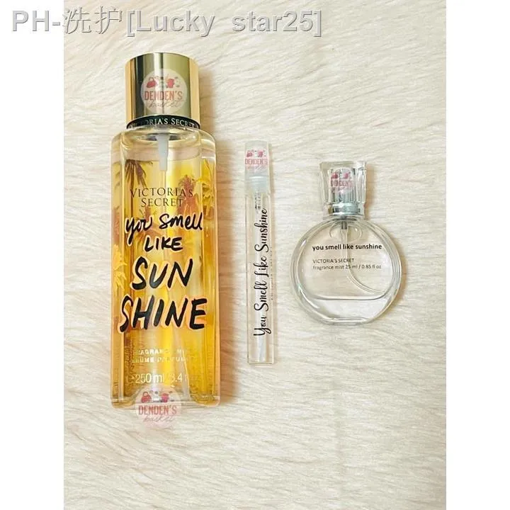 Victoria's Secret YOU SMELL LIKE SUNSHINE Decant/ Refill 10 ML and 25 ...