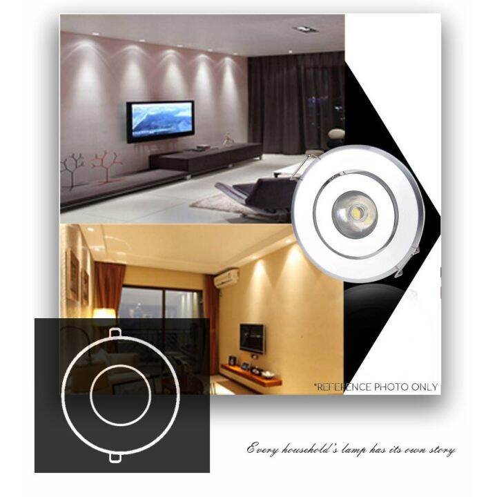 ♢CABINET LIGHTLED cabinet light silver 1w downlight 220v recess type ...