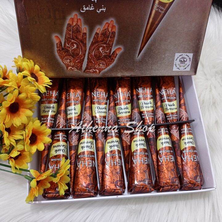 Henna NEHA warna DARK BROWN | Lazada Indonesia