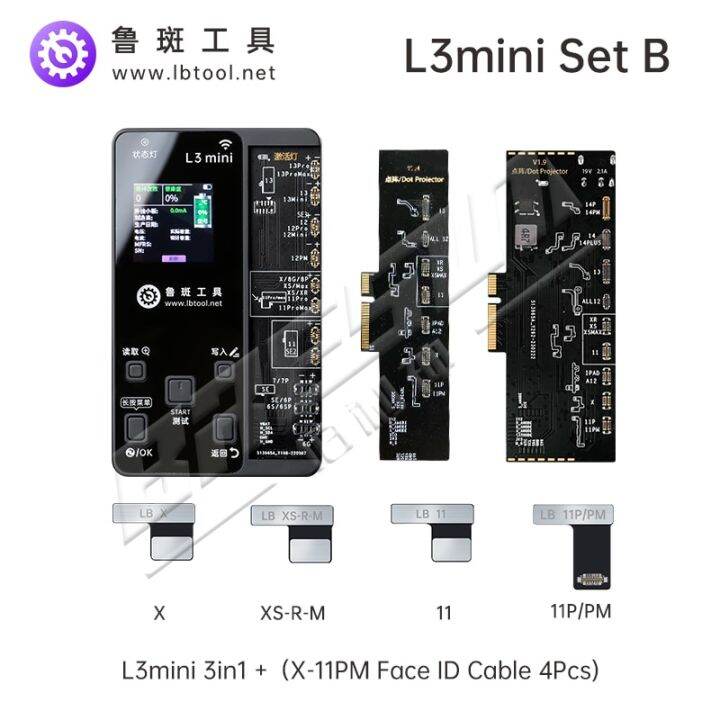 Luban L3 Mini Non Removal Face Id Battery Programmer For Iphone X 11 Series Without Welding Dot