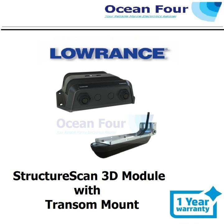 Lowrance StructureScan 3D Module and Transom mount transducer | Lazada