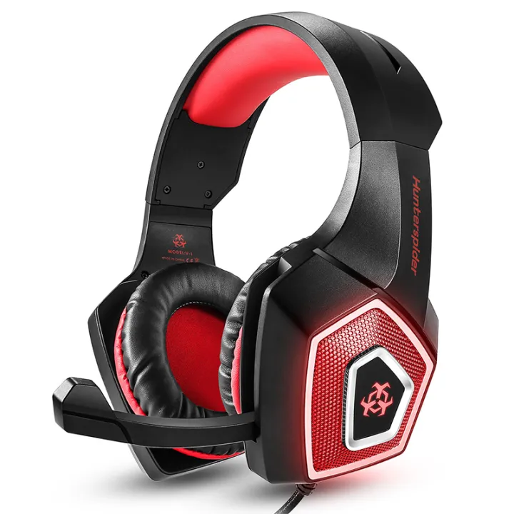 Over-Ear Gaming Headset Stereo Headset PS4 Gaming Headset with Mic RGB ...
