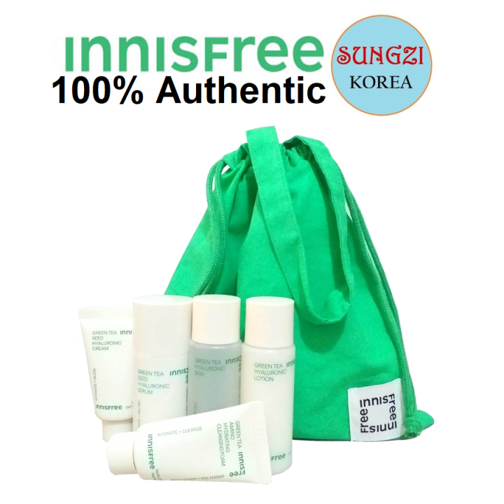 INNISFREE Welcome Green Tea Gift Box (6 items) 2025 Korean Cosmetics ...