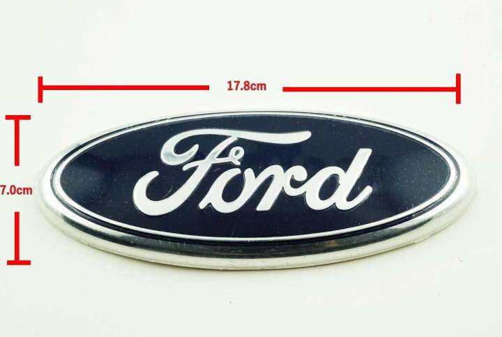 FORD RANGER rear logo badge for models with rear camera Blue/Plated ...