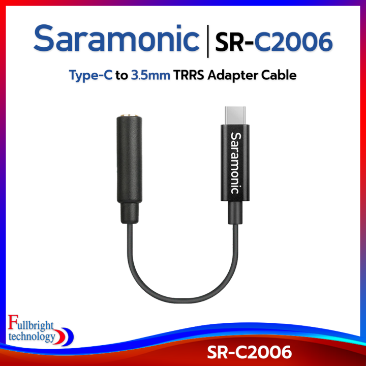 Saramonic SR-C2006 Adapter Type-C to 3.5mm. Cable Specially designed for Osmo Pocket Type-C to 3 ...