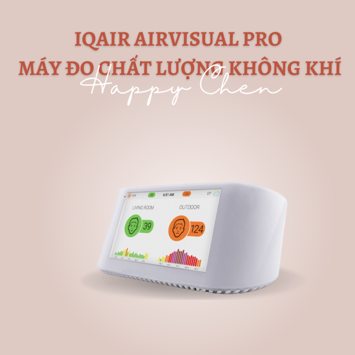 IQAIR AIRVISUAL HC PRO – Máy đo chất lượng không khí thông minh thế giới | Lazada.vn