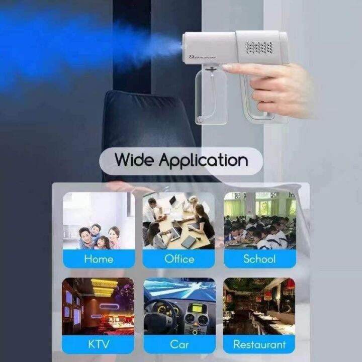 TOWN SHOP ZONE K5 Nano Spray Gun Disinfecting Machine Wireless Atomized ...