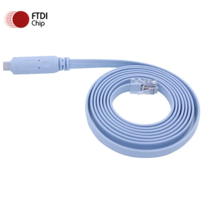 Best Cisco Console Cable USB 6FT FTDI Type-C to Rj45 RS232 For 8/7 ...