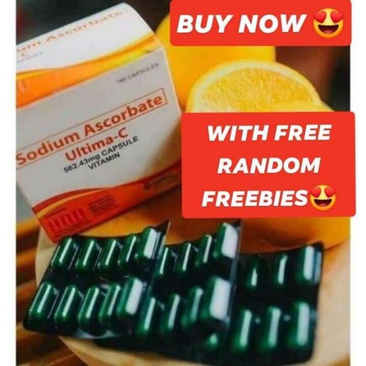 Ultima C - 10 Capsules Vitamin C Alkaline based, Soduim ascorbate Safe ...