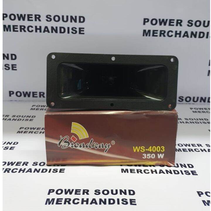 Rectangle Horn Tweeter WS-4003 Broadway with free capacitor | Lazada PH