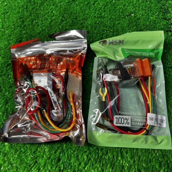 BEST SALE!!!!! 4 pin or 5pin avail horn relay socket set Pwde din sa ...