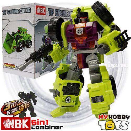 NBK Transformable Robot -TF Engineering 01 (KO Generation Toy Scrapper Devastator) Toys for boys ...