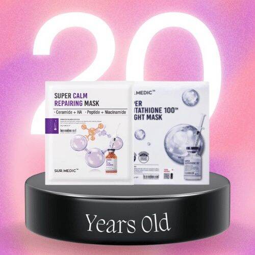 SUR.MEDIC MASK - Mặt Nạ Dưỡng Trắng & Cấp Ẩm Căng Bóng- Full hộp (10 ...