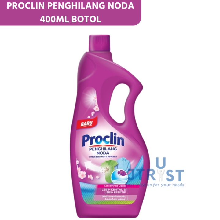 Proclin Penghilang Noda Kemasan Botol 400ml | Lazada Indonesia