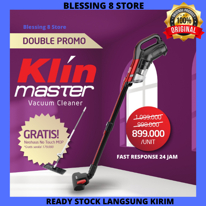 Vacuum Cleaner Klin Master Alat Penyedot Debu Multifungsi Super Cyclone ...