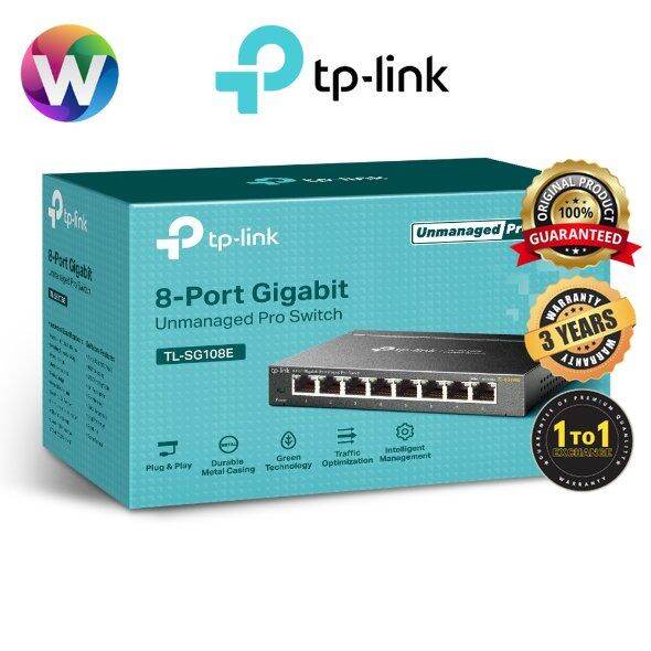 TP-LINK 8-Port Gigabit Unmanaged Pro With VLAN Features Switch TL ...