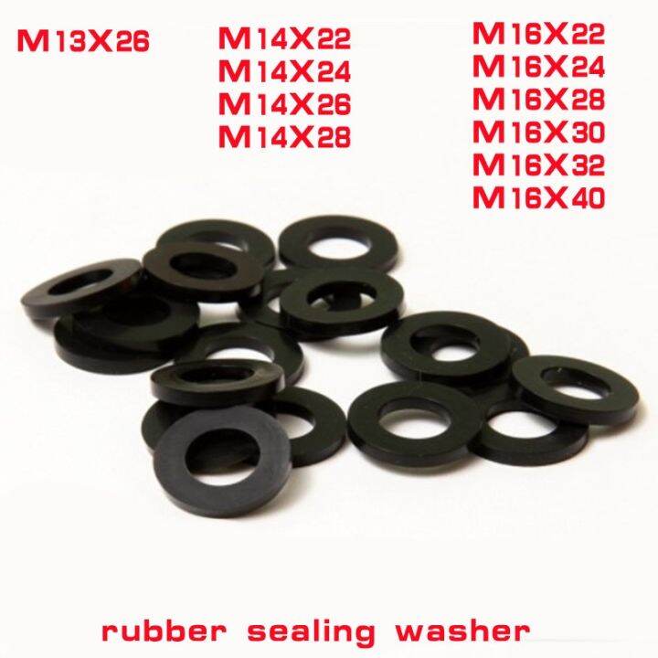 Elizabet 10pcs/lot M13 M14 M15 M16 M17 Rubber Flat Gasket O-Ring Washer Ring Plumbing Faucet Ho ...