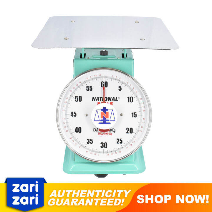 National Scale Brand 60kg Flat Plate Table Scale | Lazada PH