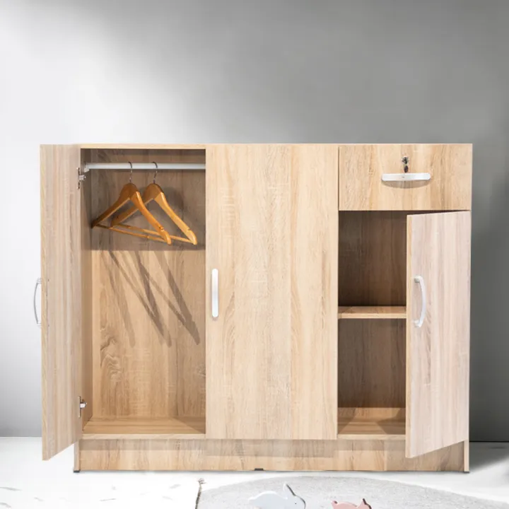 Casa Pinoy 3 Doors & 1 Drawer Closet Children's Wardrobe Cabinet ...