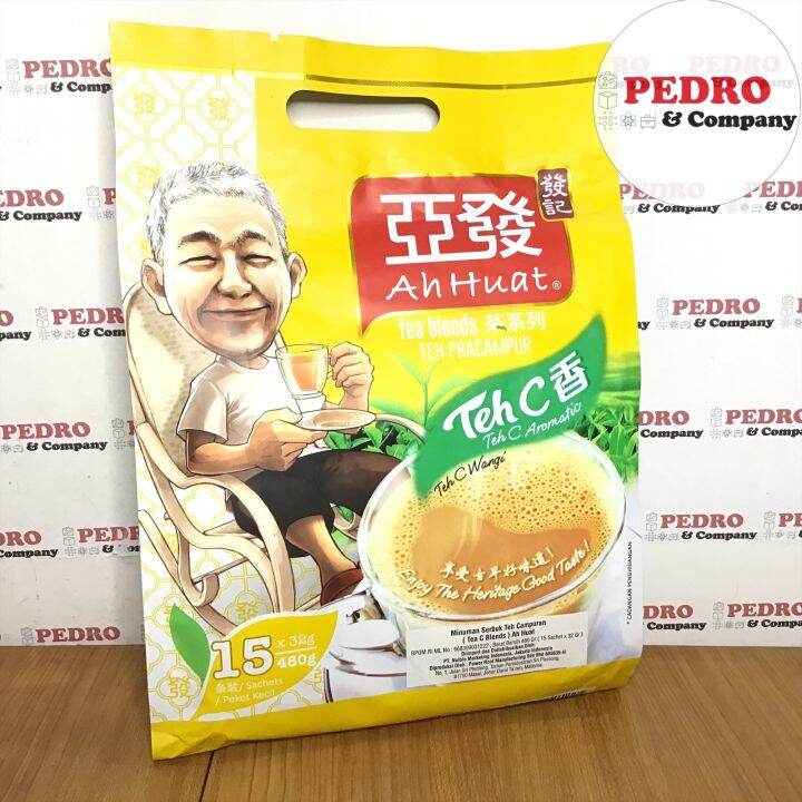 Ah huat Teh C wangi malaysia 480 gram (15 sachet x 32 gram) aromatic ...