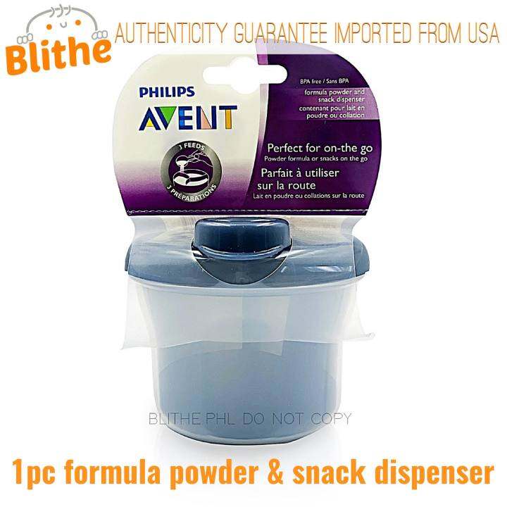 Philips Avent Formula powder Dispenser & Snack Cup grey cups food baby ...