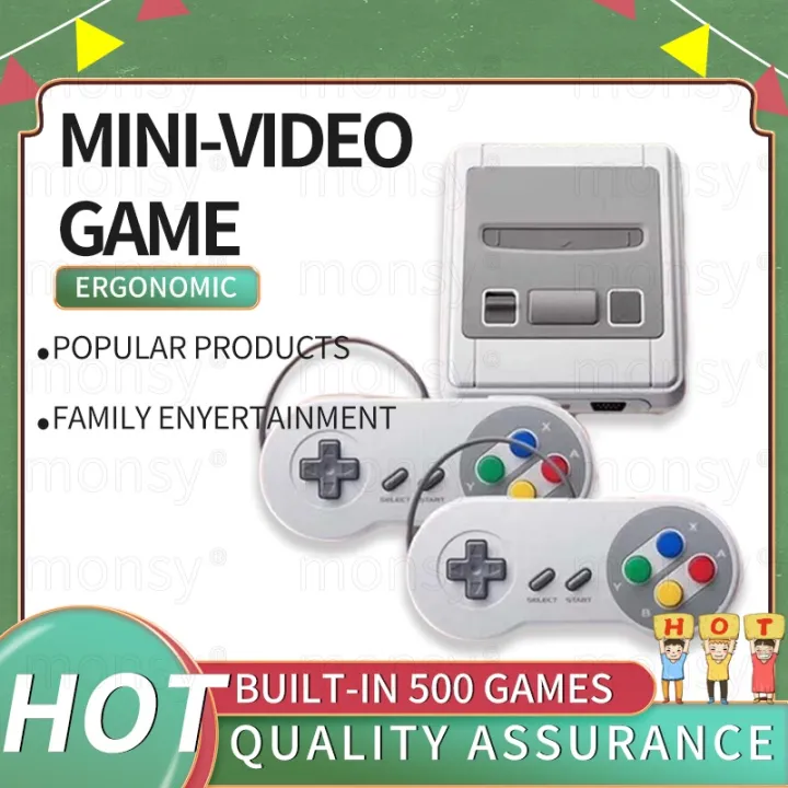 Game Pad Super NES S-02 Mini Classic SFC Game Console Entertainment ...