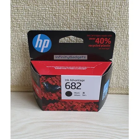 Genuine HP 682 Ink Cartridge (Black) | Lazada PH