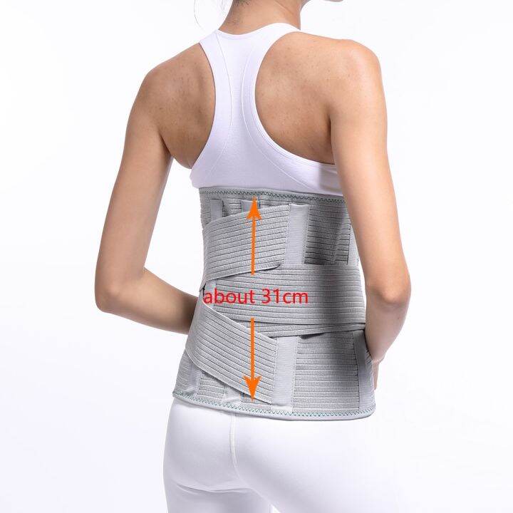 Medical Lumbar Support Back Brace Waist Belt Spine Support Men Women ...