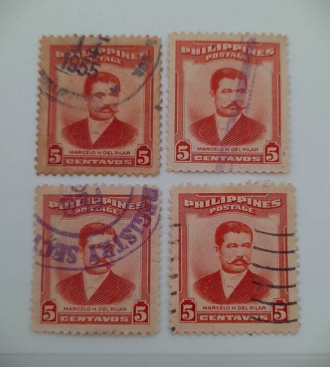 Philippine Postage Stamp set: 1952 Marcelo H. Del Pilar - (Used ...