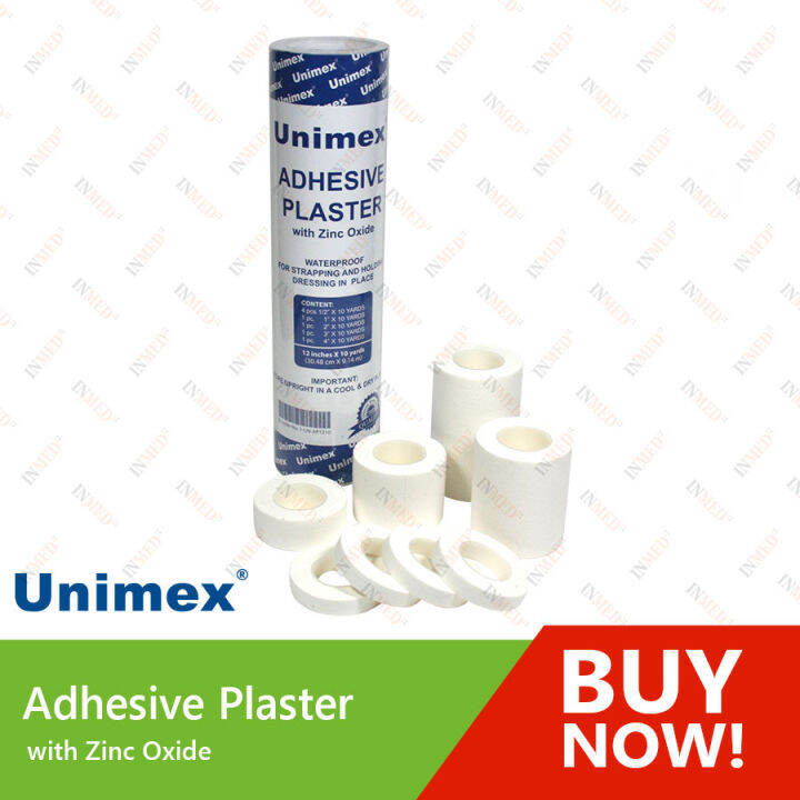 Unimex Adhesive Plaster with Zinc Oxide | Lazada PH