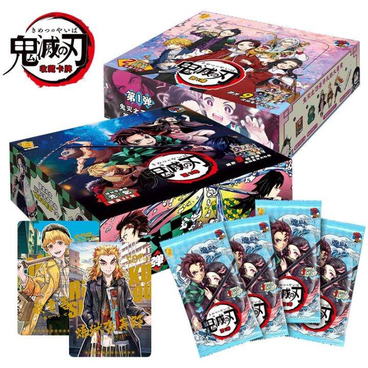 New Genuine Demon Slayer Collection Cards Booster Box Premium Sp Ur Ssr ...