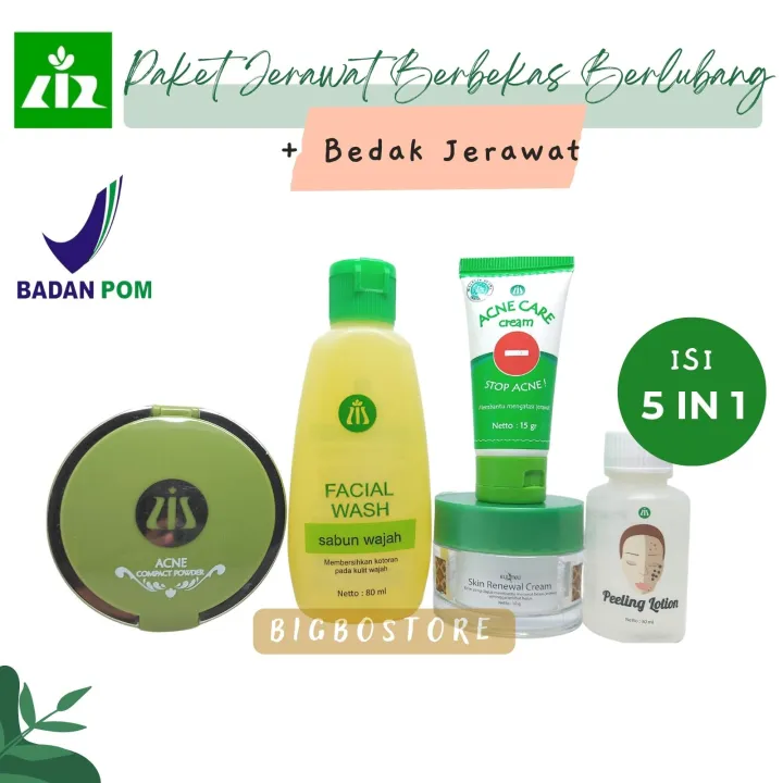 liz skincare 5in1 paket jerawat berbekas berlubang dr listiani - acne ...
