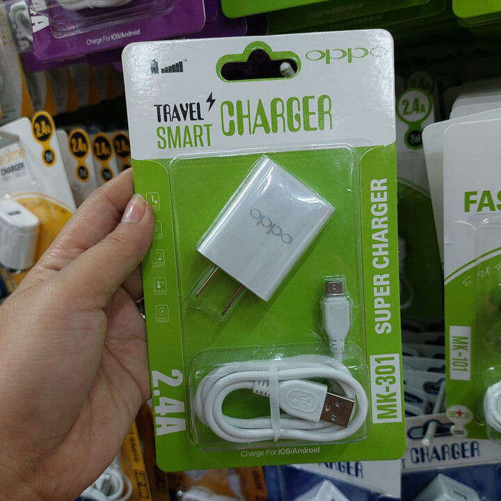 MK-301 2.4a Output Type-C Universal Travel Charger Chord and Adaptor ...