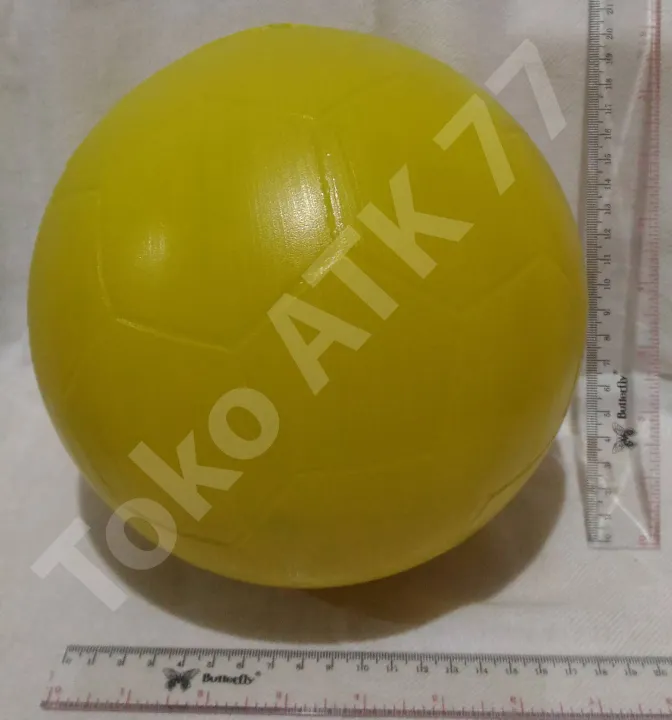 Bola Sepak Tendang Kaki Plastik Plastic Ball Bagus Murah Warna Biru ...