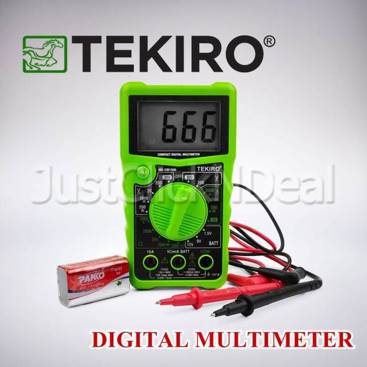 Tekiro Compact Digital Multimeter Multitester Avometer Original ...